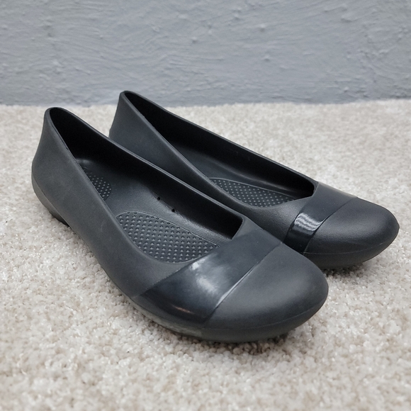 CROCS | Shoes | Crocs Womens Gianna Ballerina Flats Dressy Casual Slip ...